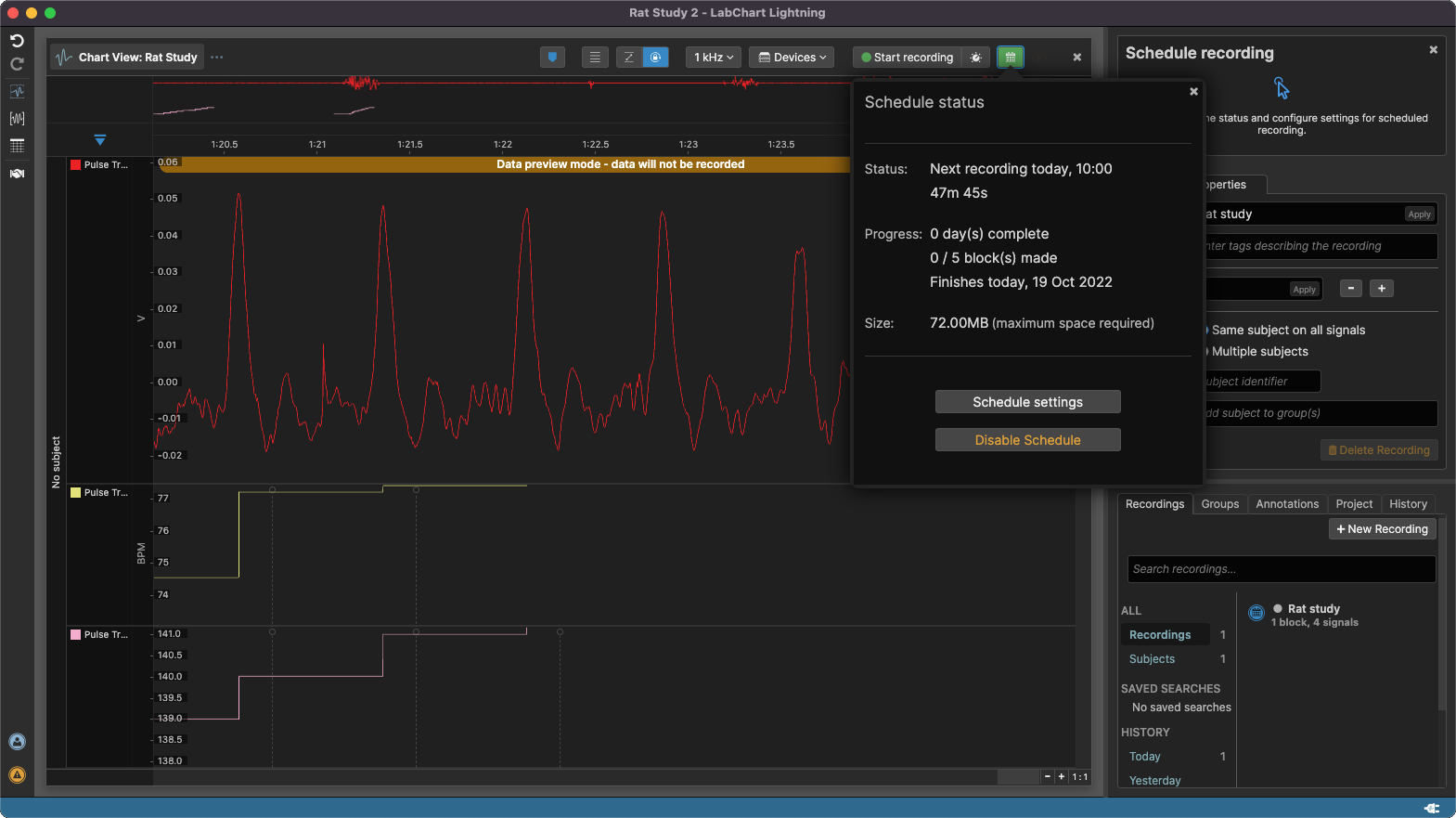 LabChart Lightning Support | ADInstruments